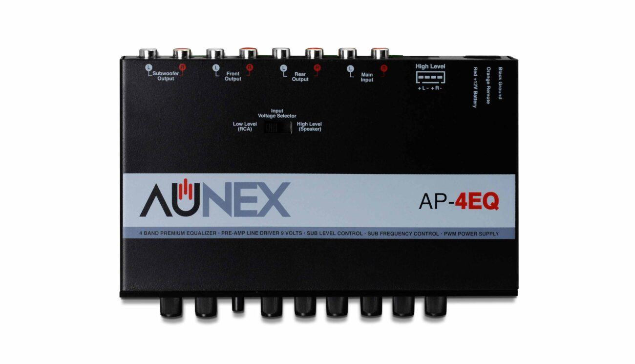 PRE-ECUALIZADOR AUNEX AP-4EQ – Car Audio Express