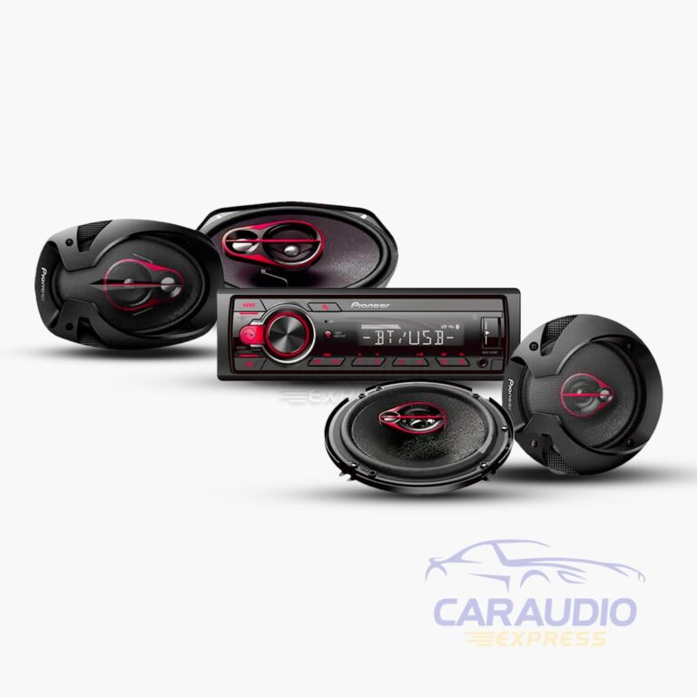 Combo Pioneer Autoradio Bluetooth + Parlantes - Car Audio Express