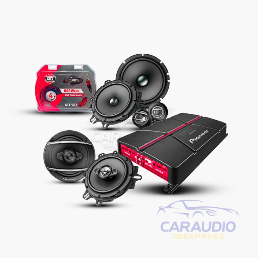 Combo Pioneer Componentes 2vias - Car Audio Express