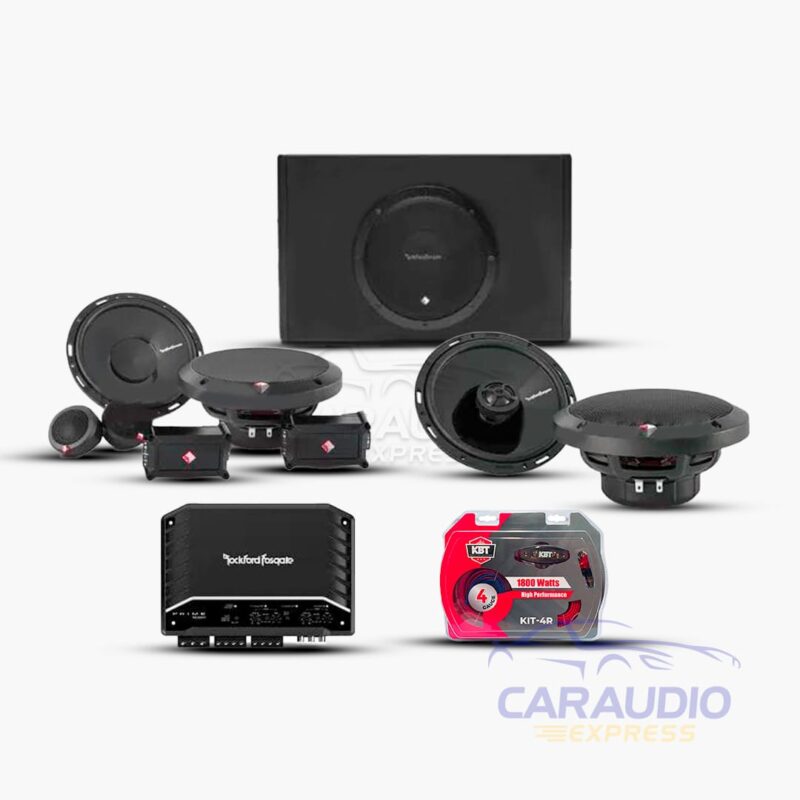 Combo Camioneta Rockford Punch SQ - Car Audio Express