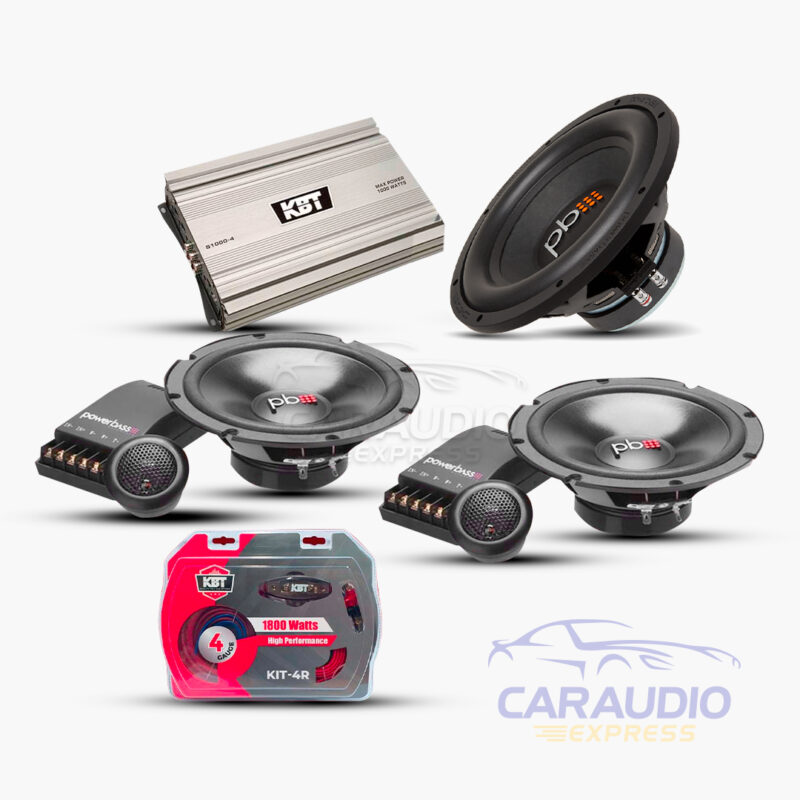 Combo Componente Power Bass S-60C – Car Audio Express